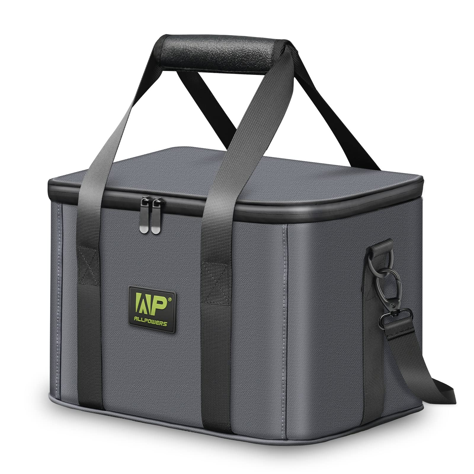 ALLPOWERS Portable Carry Bag for R600 Portable Power Station, Battery Case with Waterproof Compartment for Charging Accessories, Compatible with S300, Explorer 240, EB3A