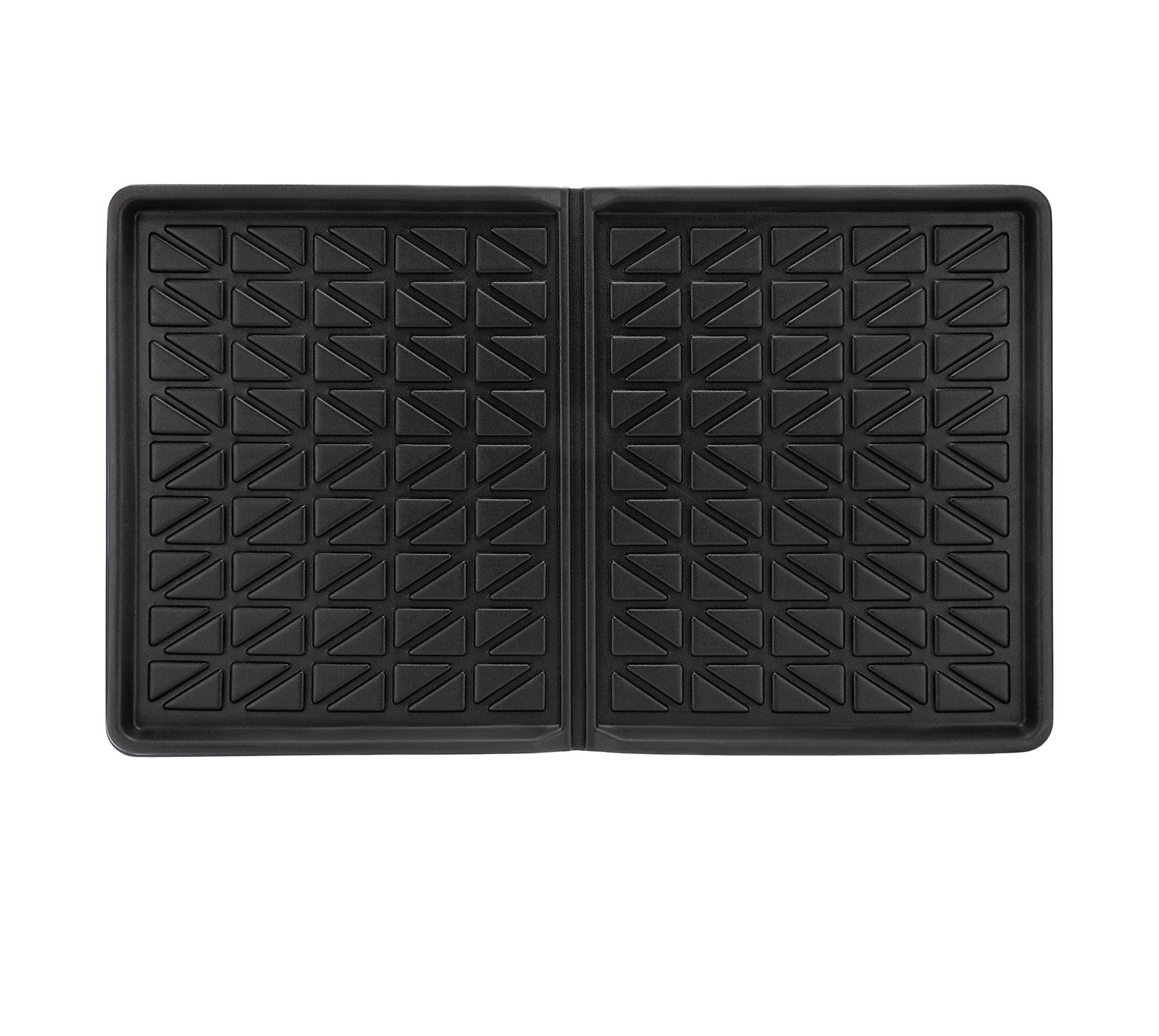 All Weather Floor Mat for Wonderfold W4 - Compatible with Wonderfold Stroller Wagons, Made from TPE to Protect Wagon from Sand, Dirt, and Water Heavy Duty Sturdy Durable, Black，33.5"x20.5"x0.75"