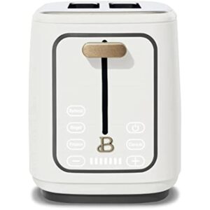 2 slice touchscreen toaster, white icing by drew barrymore (white)