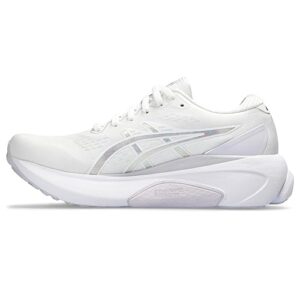 asics women's gel-kayano 30 anniversary shoes, 13, white/lilac hint