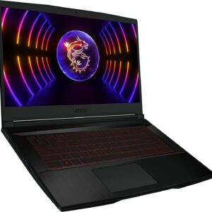 MSI GF63 Thin Gaming Laptop, 15.6" FHD IPS 144Hz, 12th Gen Intel 10-Core i7-12650H, Geforce RTX 4050, 32GB DDR4, 2TB PCIe SSD, Backlit, RJ45, USB-C, WiFi 6, Win 11, Free HDMI 2.1 Cable