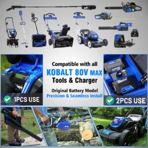 TenHutt 【Upgraded 3.5Ah!】 80V Replacement Battery for Kobalt 80V Battery Max Cordless Power Tool KB 2580-06 KB680-06 KB280-06 Lithium Battery