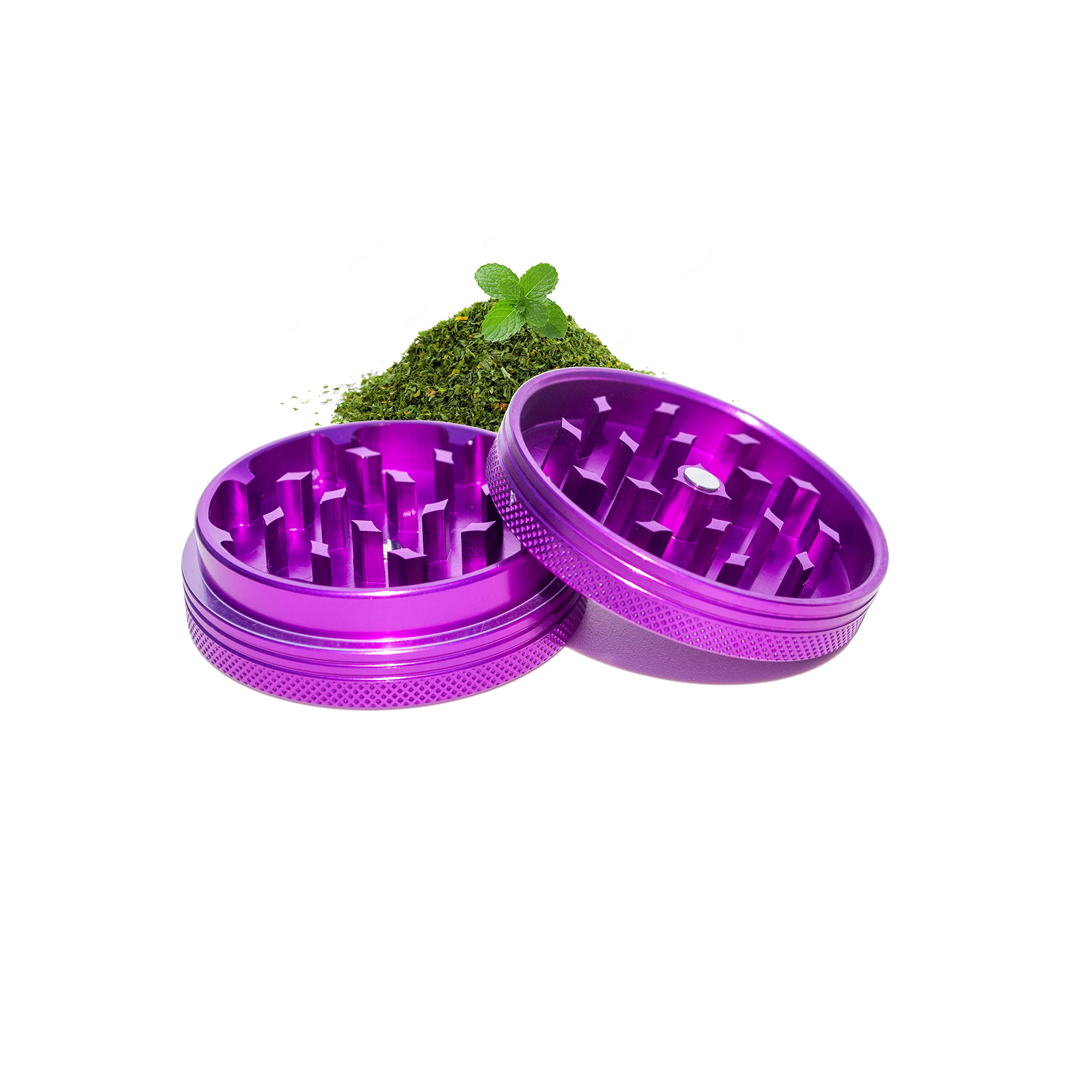 Grinder 2.2 inch Compact Spice Grinder Purple Color