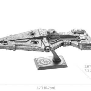 Metal Earth Fascinations Premium Series Star Wars Imperial Light Cruiser 3D Metal Model Kit