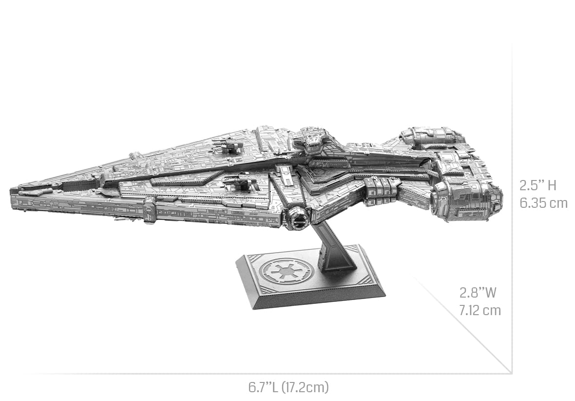 Metal Earth Fascinations Premium Series Star Wars Imperial Light Cruiser 3D Metal Model Kit