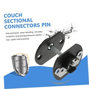 Angoily 20 Sets Accessories Assembly Sofa Section Component Needle or Connection Buckle pin connectors Sectional Sofa Couch Connectors Sectional Couch Connectors Connector Buckle couchs