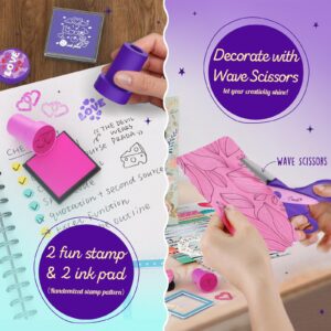 LAOESE 2-Pack DIY Journal Kit - 150+Pcs Gifts for Girls Ages 8 9 10 11 12 Year Old - Birthday Gifts for Girls - Art and Crafts for Kid - Scrapbook Set