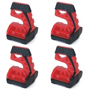 Wedge-It - The Ultimate Door Stop - Red (4-Pack)