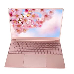 Naroote Business Laptop, 15.6 Inch Laptop Computer Quad Core CPU Camera Speaker for Work (16+256G US Plug)