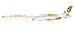 geminijets gjetd2163 etihad airways airbus a350-1000 a6-xwc; scale 1:400