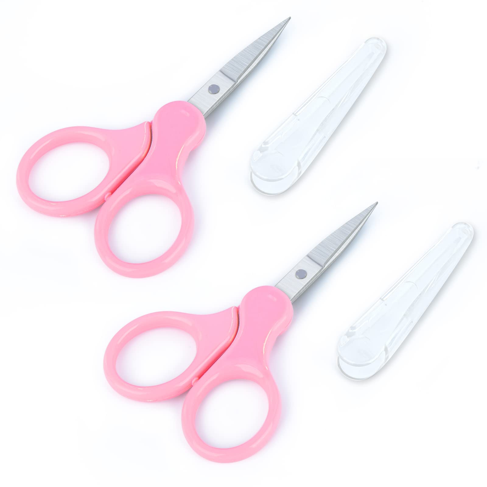 Small Scissors All Purpose,3.5 Inch Mini Sharp Scissors for Beauty/Sewing/Crafts(2 Pack)