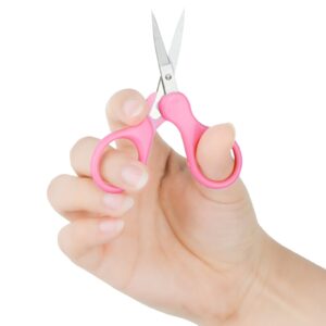 Small Scissors All Purpose,3.5 Inch Mini Sharp Scissors for Beauty/Sewing/Crafts(2 Pack)