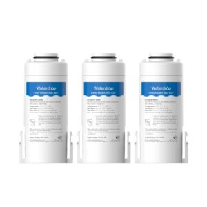 waterdrop wd-edf replacement filters for all waterdrop 𝐄𝐥𝐞𝐜𝐭𝐫𝐢𝐜 pitcher, wd-ed01w, wd-ed01b, last up to 3 months or 200 gallons, nsf/ansi 401&53&42, reduce chlorine, lead, pfas (pack of 3)