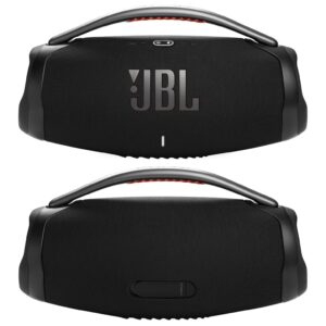 JBL Boombox 3 Wireless Bluetooth Streaming Portable Speaker, Black - IP67 Dustproof and Waterproof, up to 24 Hours of Play Time - WEPGPY Cable