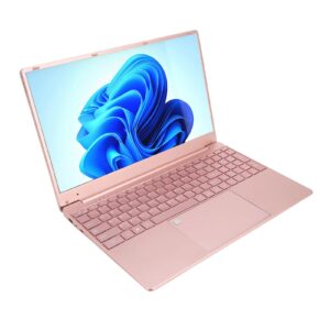 pusokei laptop 15.6in ips hd screen,1920x1080 quad core laptop computer 16g ram 512g rom, intel n5095 cpu, laptop with numeric keypad, fingerprint unlock