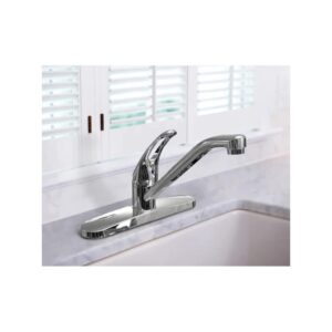 Seasons Anchor Point Single Handle Kitchen Faucet, with Deckplate, 1.8gpm