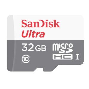 Sandisk 32GB 32G Micro SDHC Ultra (10 Pack) MicroSD TF Flash Memory Card High Speed Class 10 SDSQUNR-032G-GN3MN with Everything But Stromboli Memory Card Reader