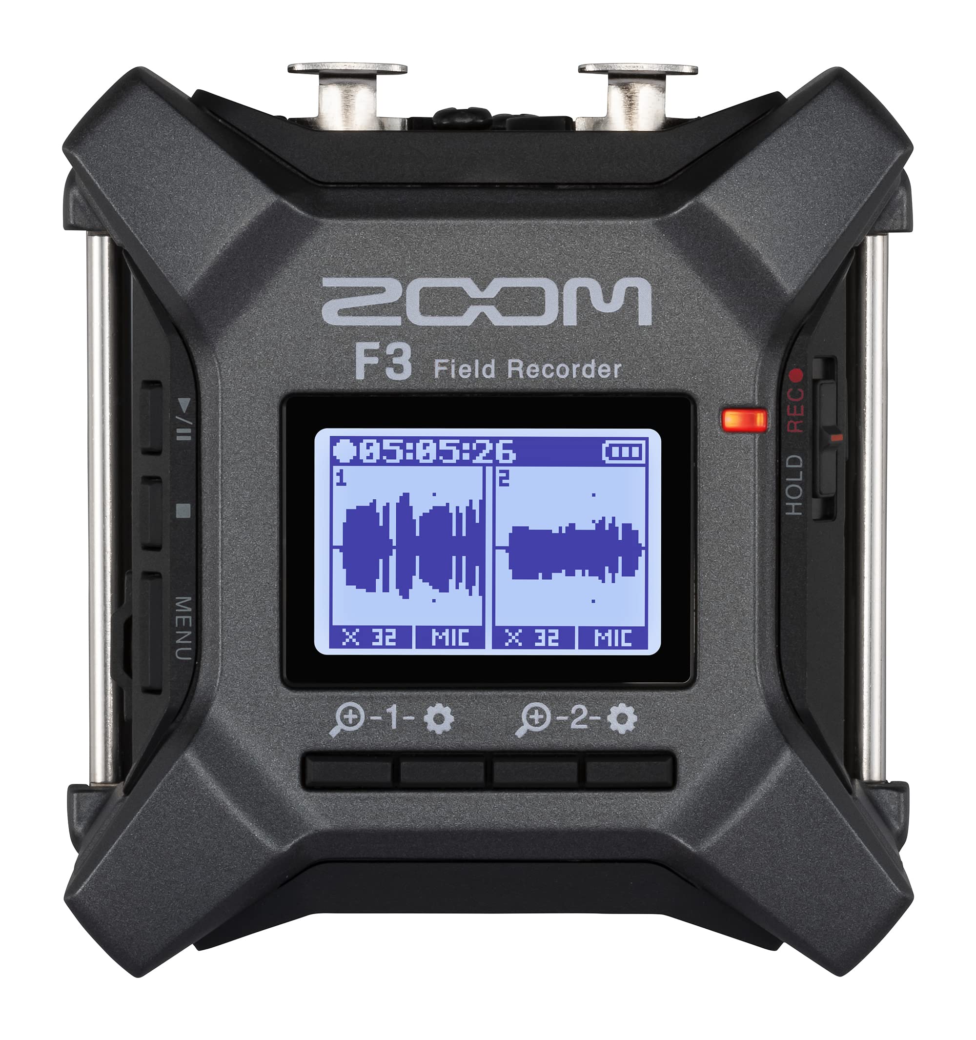 Zoom Q8n-4k Handy Video Recorder, 4k UHD Video, Stereo Microphones Plus Two XLR Inputs & ZOOM F3 Professional Field Recorder, 32-bit Float Recording