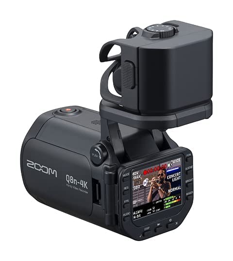 Zoom Q8n-4k Handy Video Recorder, 4k UHD Video, Stereo Microphones Plus Two XLR Inputs & ZOOM F3 Professional Field Recorder, 32-bit Float Recording