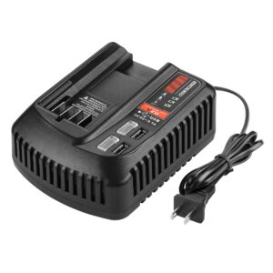 20v fast charger cmcb104 for craftsman v20 lithium battery cmcb204 cmcb202 cmcb201 cmcb209 cmcb205 cmcb100 cmcb101 replacement for craftsman 20v battery charger