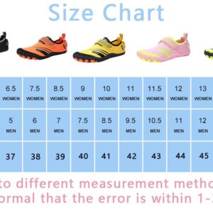 Aeefnuie Wading Shoes Men Women Sports Hiking Shoes Beach Shoes Quick Drying Barefoot Water Shoes Running Fitness Shoes 44