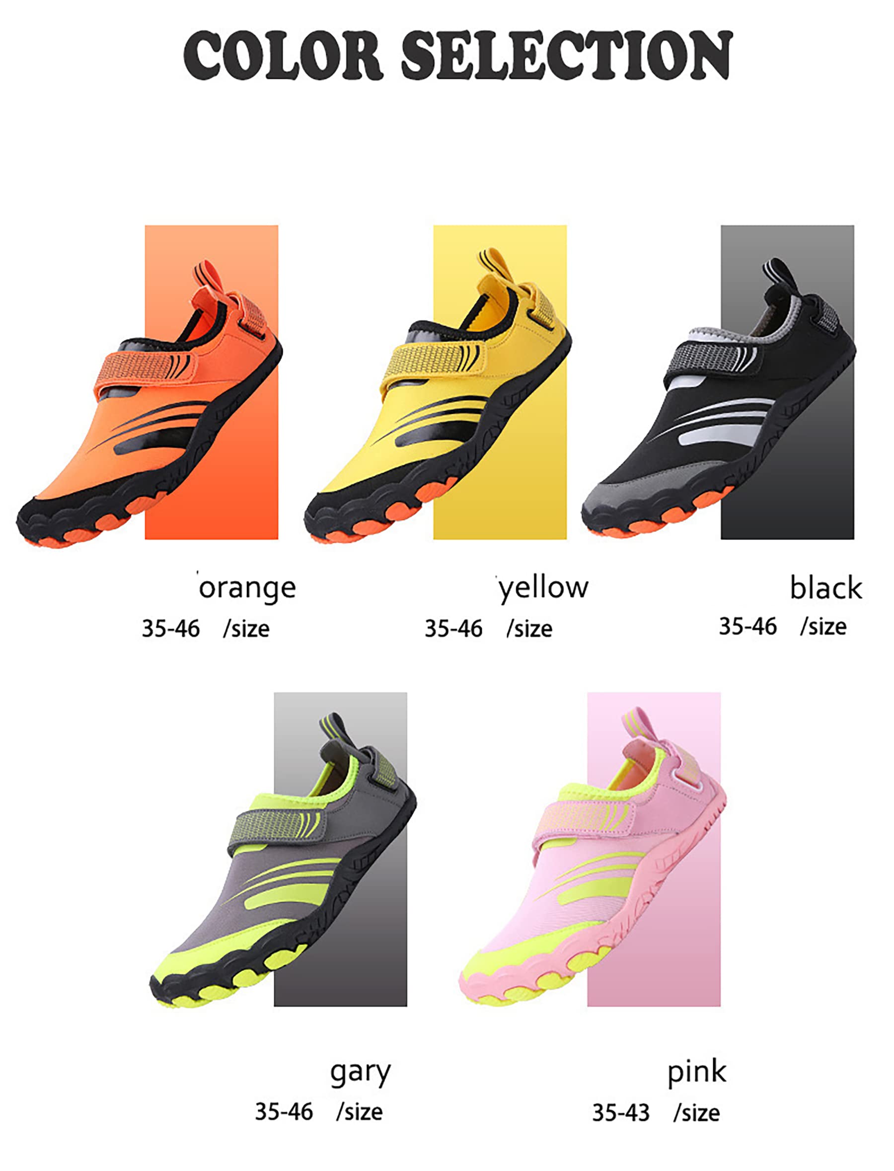 Aeefnuie Wading Shoes Men Women Sports Hiking Shoes Beach Shoes Quick Drying Barefoot Water Shoes Running Fitness Shoes 44