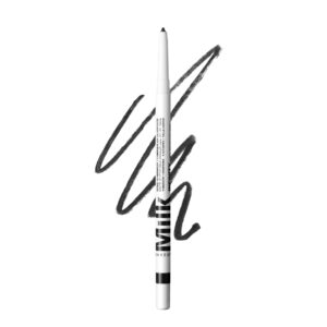 milk makeup infinity long wear eyeliner, outer space (black) - 0.012 fl oz - twist-up design, built-in sharpener & soft blender tip - up to 12-hour wear - waterproof - vegan, cruelty free