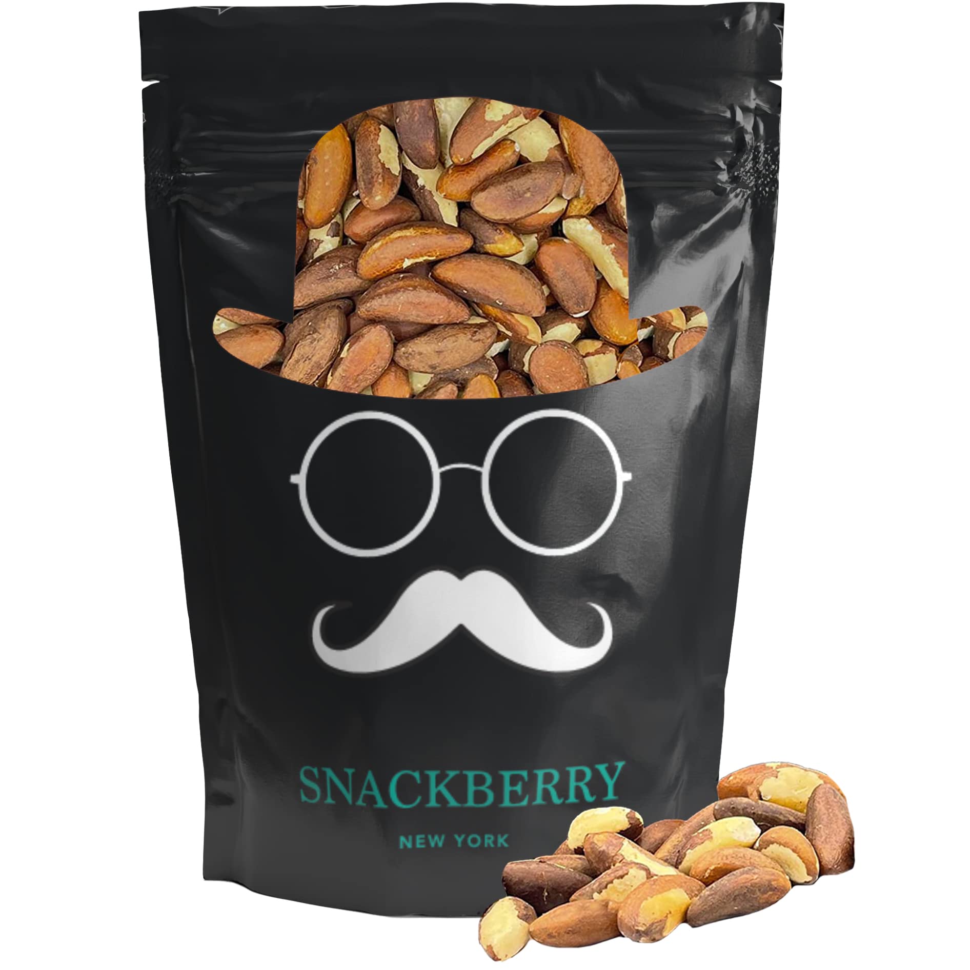 Raw Brazil Nuts - Half Pound | Deliciously Nutritious Nuts for Keto Diet and Healthy Snacking | Premium Quality, Unsalted and Perfectly Portioned in Resealable Bags- No Preservatives, Mr