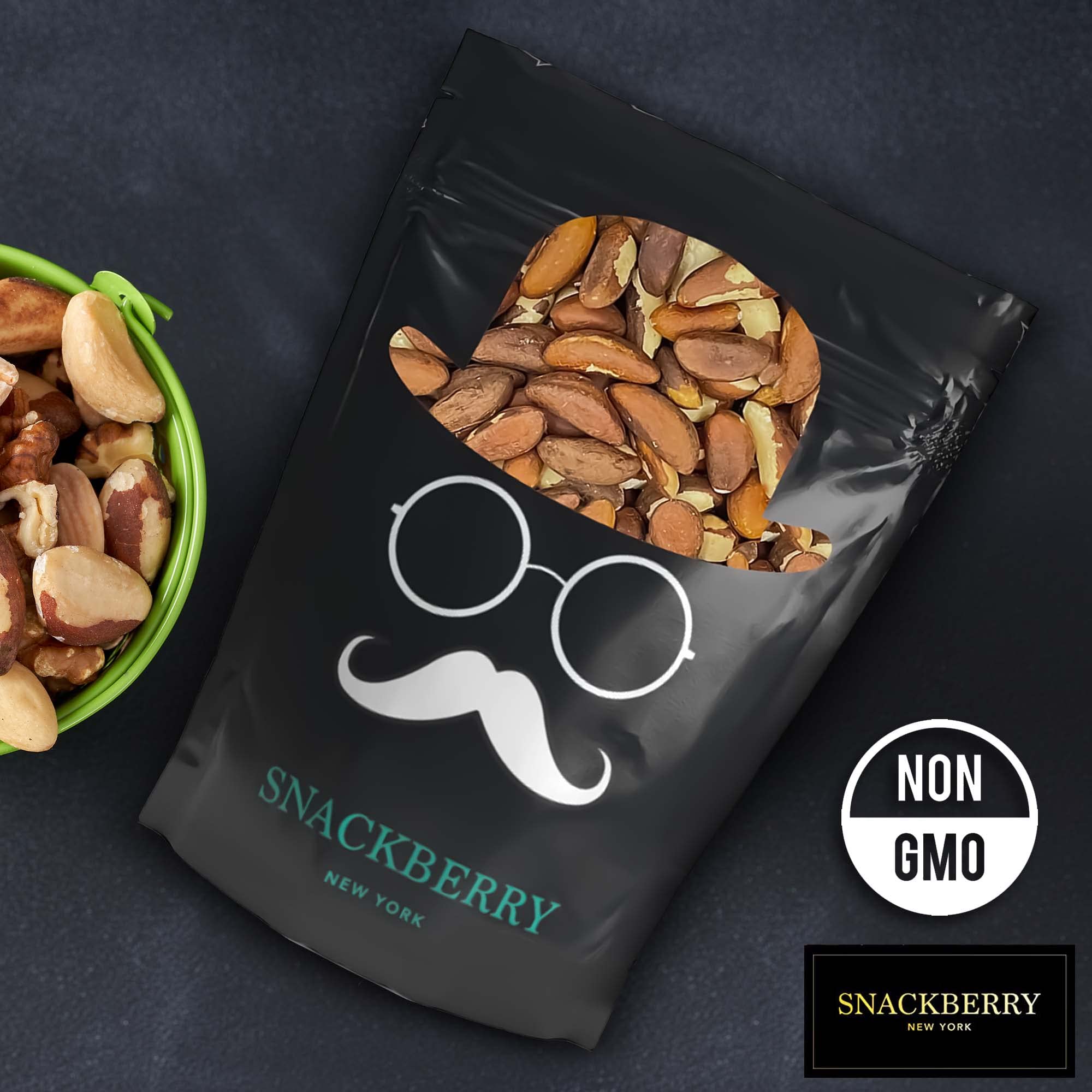 Raw Brazil Nuts - Half Pound | Deliciously Nutritious Nuts for Keto Diet and Healthy Snacking | Premium Quality, Unsalted and Perfectly Portioned in Resealable Bags- No Preservatives, Mr