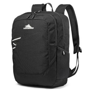 high sierra essential backpack, black, one size