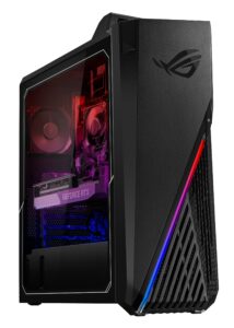 asus rog strix ga15dk gaming desktop pc, amd ryzen 7 5800x, geforce rtx 3070, 16gb ddr4 ram, 1tb ssd, wi-fi 5, windows 10 home, ga15dk-ds776,black