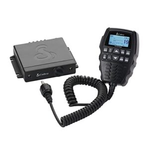 cobra 75 all road wireless cb radio - dual-mode am/fm, full 40 channels, bluetooth connectivity, digital noise cancellation, waterproof, instant channel 9, 4-watt output, easy to operate, black