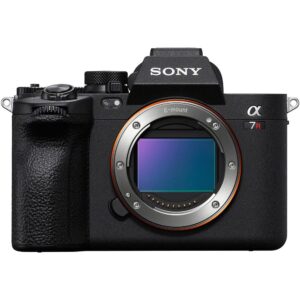 Sony a7R V Mirrorless Camera (ILCE7RM5/B) + 64GB Memory Card + Bag + NP-FZ100 Compatible Battery + External Charger + Card Reader + Memory Wallet + Cleaning Kit (Renewed)