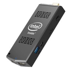 aioexpc mini pc stick intel celeron n4020 2.8ghz windows 11 pro 8gb ddr4 128gb ssd mini compute stick support 4k hdmi, 2.4g/5.0g wifi, gigabit ethernet, cooling system, bluetooth 4.2, usb 3.0