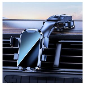 dashboard phone holder,powerful vacuum suction+flexible arm 360 adjustable car phone holder mount clip,most stable phone holder for car compatible with iphone 14 plus/pro max xr xplus