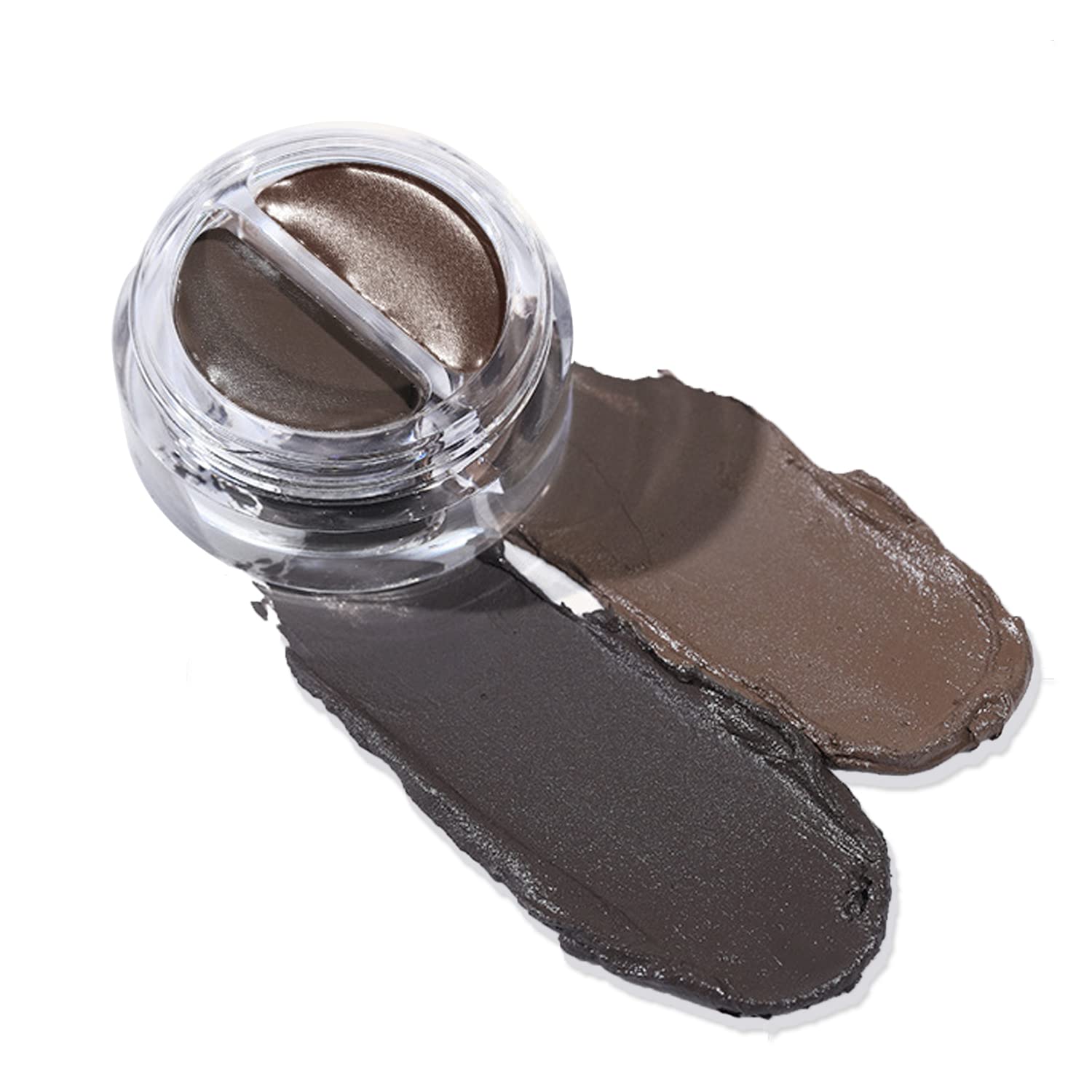 PasaRose Eyebrow Pomade, Waterproof Eyebrow Cream, Makeup Brow, Fills and Shapes Brows, Long-lasting, Coffee Gray and Natural Brown