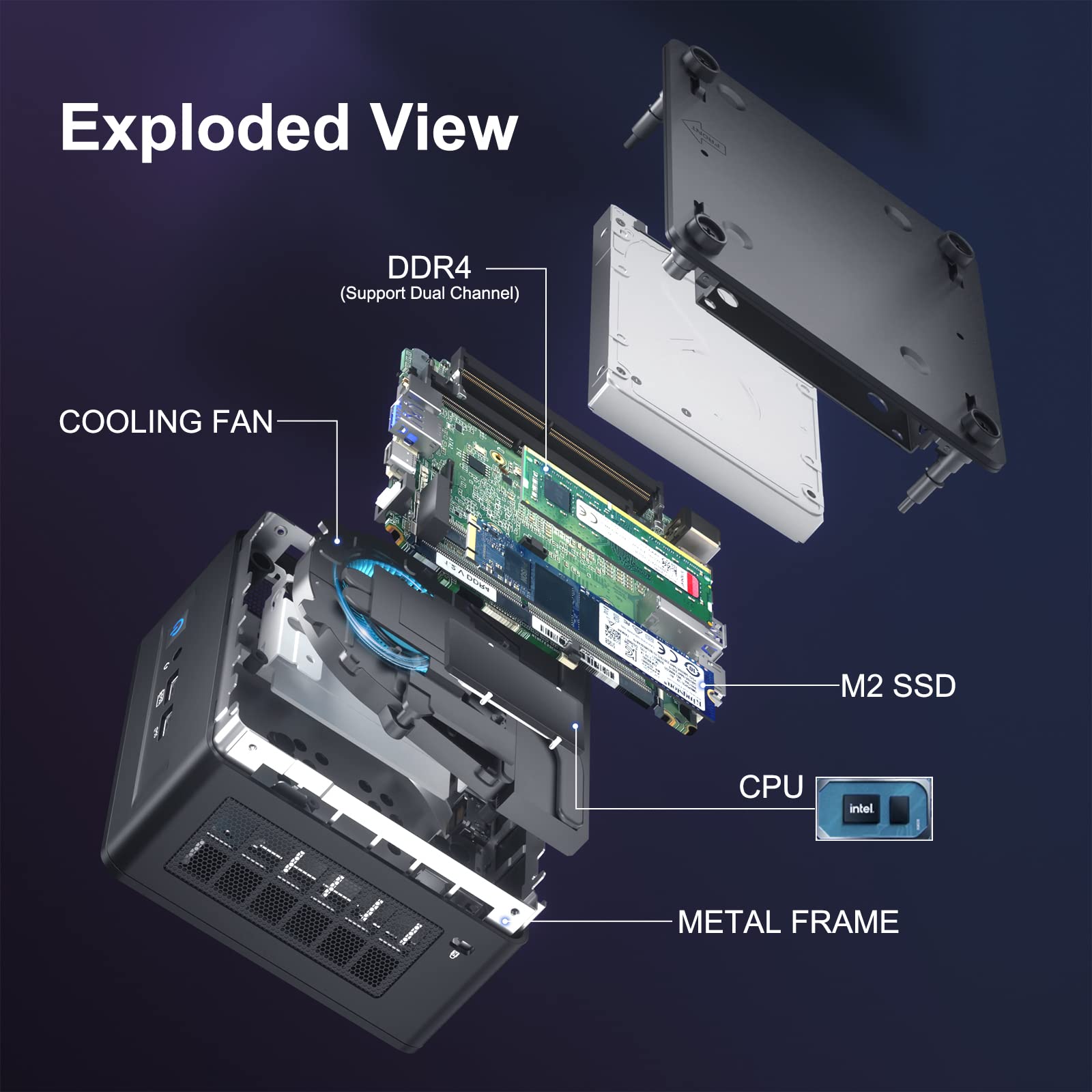 Intel NUC 13 Pro, Arena Canyon NUC13ANHi7 Mini PC with Core i7-1360P Processor, Intel Iris Xe Graphics, 32GB RAM&1TB NVMe SSD (12C/16T/18M Cache,Up to 5.0GHz) Support 8K/WiFi6E/BT5.3-Win11 Pro