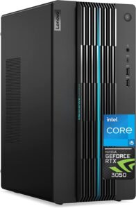 lenovo 2023 newest ideacentre 5i gaming desktop, intel core i5-12400 (6-core) processor, nvidia geforce rtx 3050 graphics, 64gb ram, 2tb ssd, 2tb hdd, wi-fi 6, windows 11 home