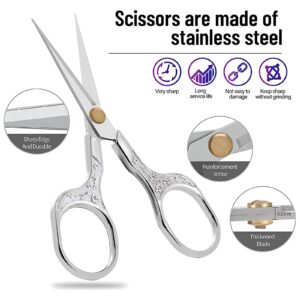 Scissors All Purpose, Embroidery Scissors, Small Scissors, Scissors For Crafting, Sewing Scissors, Sharp Scissors, Embroidery Scissors,2pack