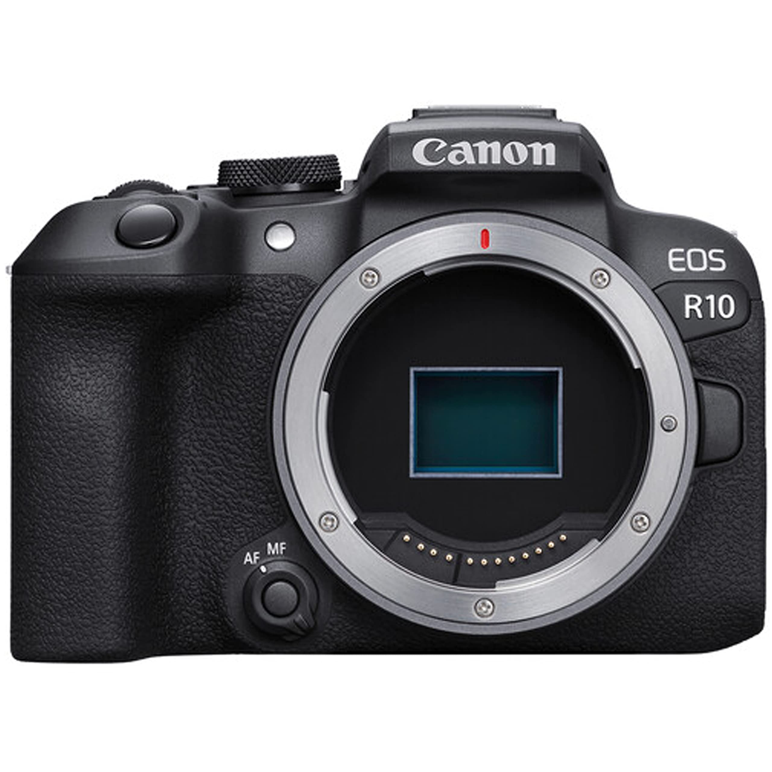 Canon EOS R10 Mirrorless Camera w/RF-S 18-45mm f/4.5-6.3 is STM + EF 75-300mm f/4-5.6 III Lens + 420-800mm f/8.3 HD Lens + 2X 64GB Memory + Case + Microphone + LED Video Light + More (35pc Bundle)