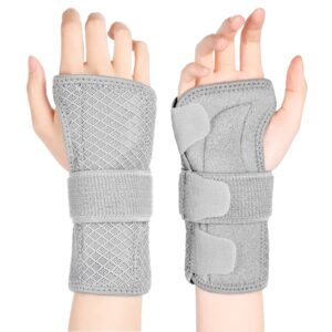 cinlitek wrist brace carpal tunnel pain relief, support removable metal splint, night sleep splint wrist brace support,adjustable wrist support splint for tendonitis, arthritis, sprains,wrist