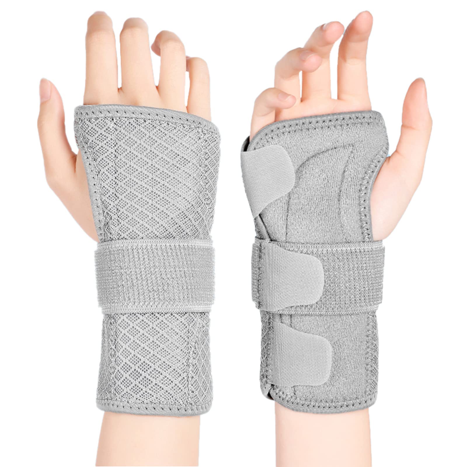 Cinlitek Wrist Brace Carpal Tunnel Pain Relief, Support Removable Metal Splint, Night Sleep Splint Wrist Brace Support,Adjustable Wrist Support Splint for Tendonitis, Arthritis, Sprains,Wrist