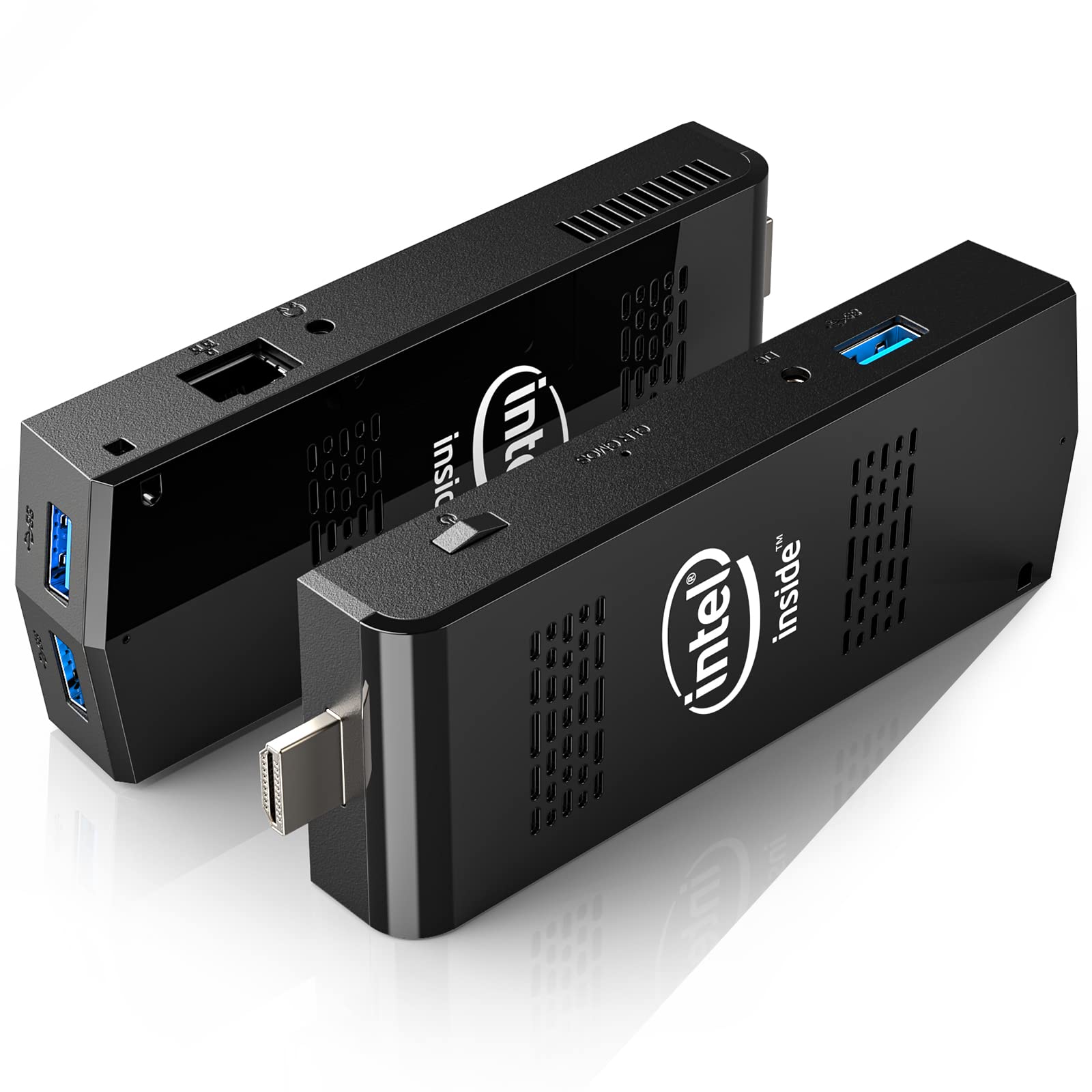 Mini PC Stick Windows 11 Pro,Intel Compute Stick with Celeron N4000(Up to 2.8GHz) Equipped 8GB RAM 512GB M.2 SSD,Micro Computer Support 4K@60Hz Output/WiFi/BT/Gigabit Ethernet