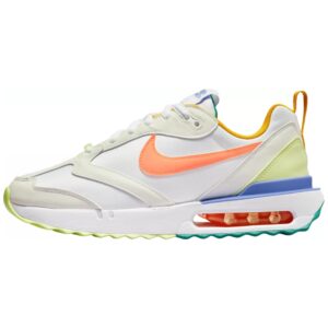 nike women's wmns air max dawn running shoe (white/light liquid lime/light thistle/peach cream, us_footwear_size_system, adult, women, numeric, medium, numeric_9_point_5)