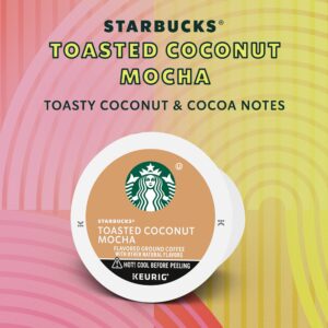 Starbucks Summer Variety Pack, K-Cup Coffee Pods Naturally Flavored Toasted Coconut Mocha And Cold Brew Concentrates Signature Black, Madagascar Vanilla, 100% Arabica, 10 pods And 32 fl oz each