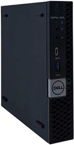 dell optiplex 5070 micro pc (mff) intel core i5-9500t(6-core) intel 9560 wifi + bt 512gb ssd 16gb ram win 11 pro (renewed)