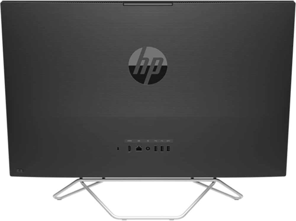 HP 27" FHD All-in-One Desktop, Intel Core i7-1255U Processor, 12GB RAM 256GB SSD, WiFi, Bluetooth, Webcam, Wireless Keyboard & Mouse, Windows 11 Pro, Black