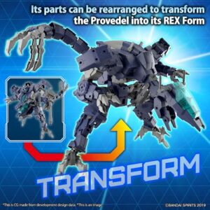 Bandai Hobby - 30 Minute Missions - #52 eEXM GIG-R01 Provedel (Type-Rex 01), Bandai Spirits 30MM 1/144 Model Kit