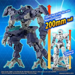 Bandai Hobby - 30 Minute Missions - #52 eEXM GIG-R01 Provedel (Type-Rex 01), Bandai Spirits 30MM 1/144 Model Kit