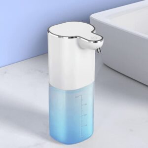 Eforcase Soap Dispenser, Automatic Foaming Hand Soap Dispenser Touchless Foam Soap Dispenser Rechargeable Bathroom Countertop Soap Pump for Bathroom Kitchen 13.5oz / 400ml